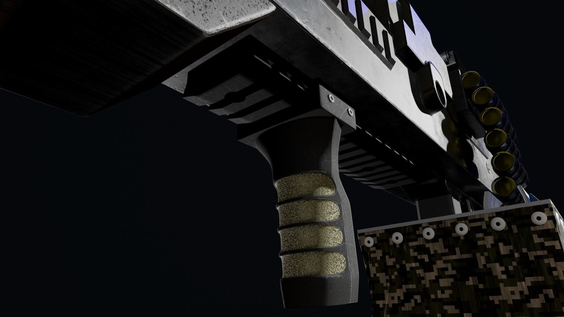 LSAT machine gun 3D model | CGTrader