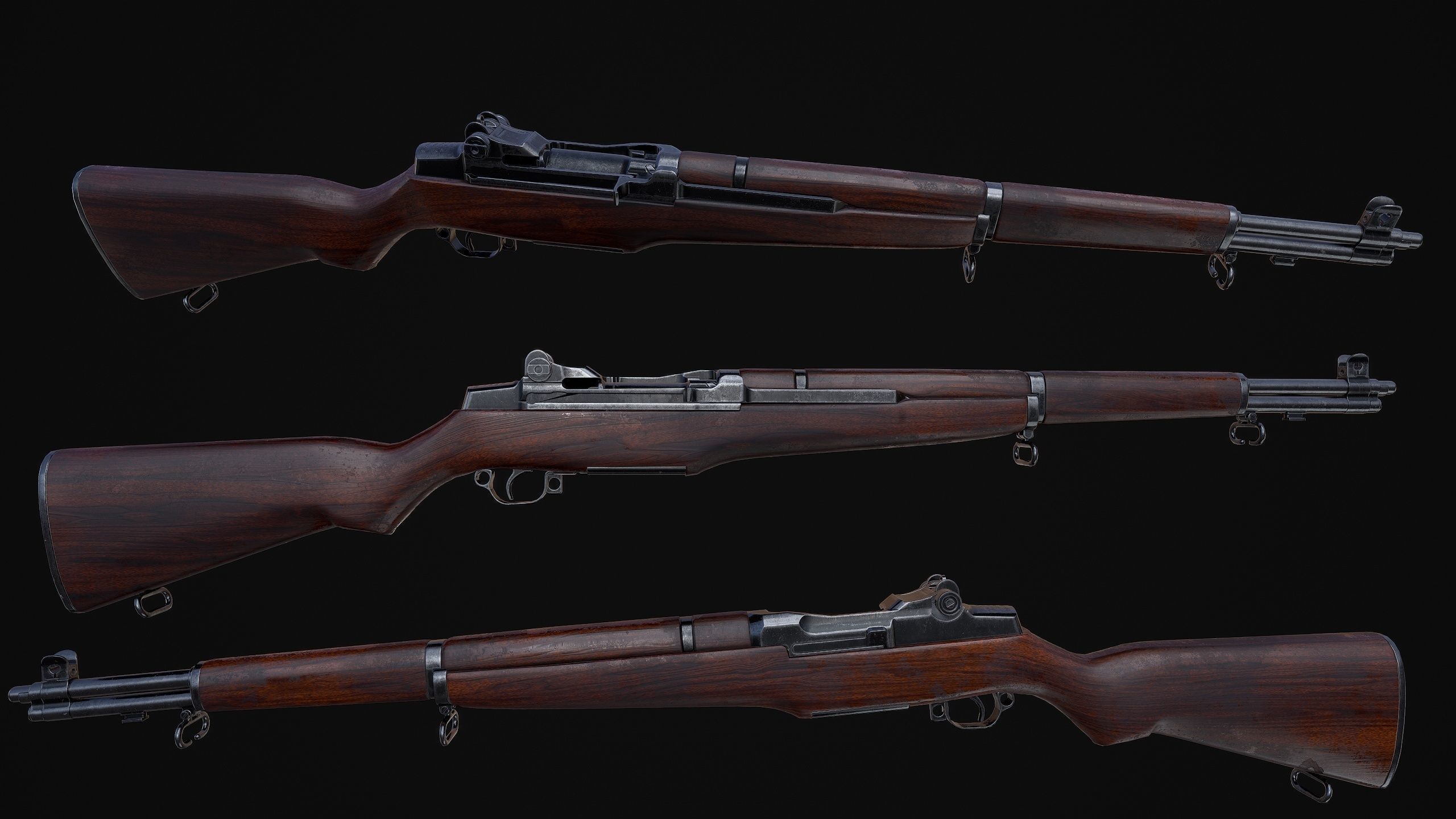 3D model M1 Garand VR / AR / low-poly | CGTrader