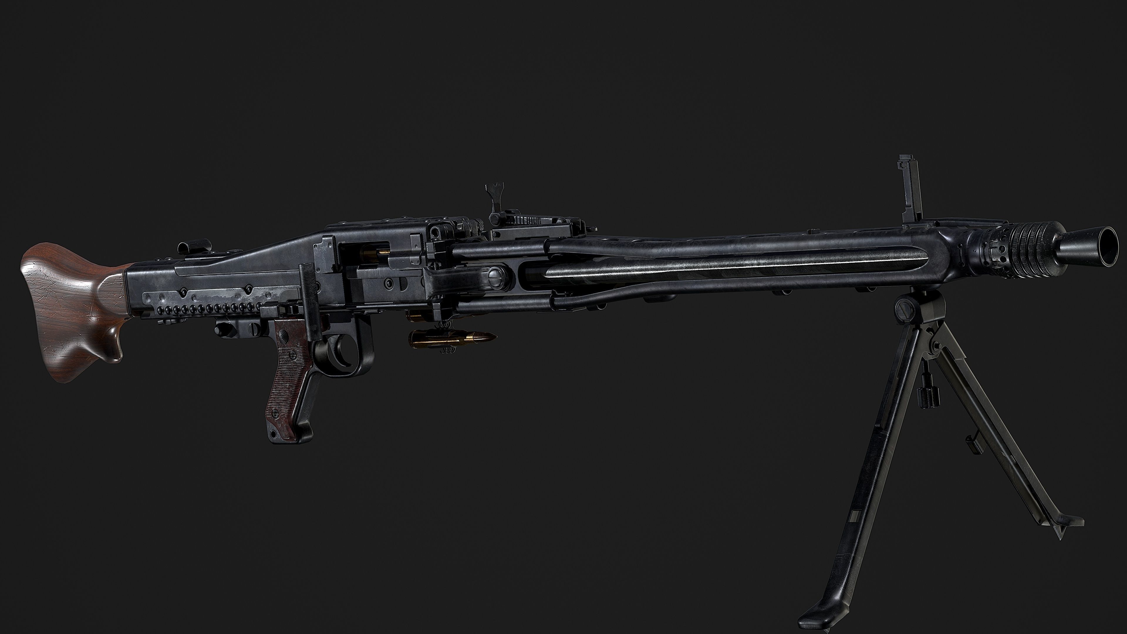 3D model MG42 maschinengewehr 42 VR / AR / low-poly | CGTrader