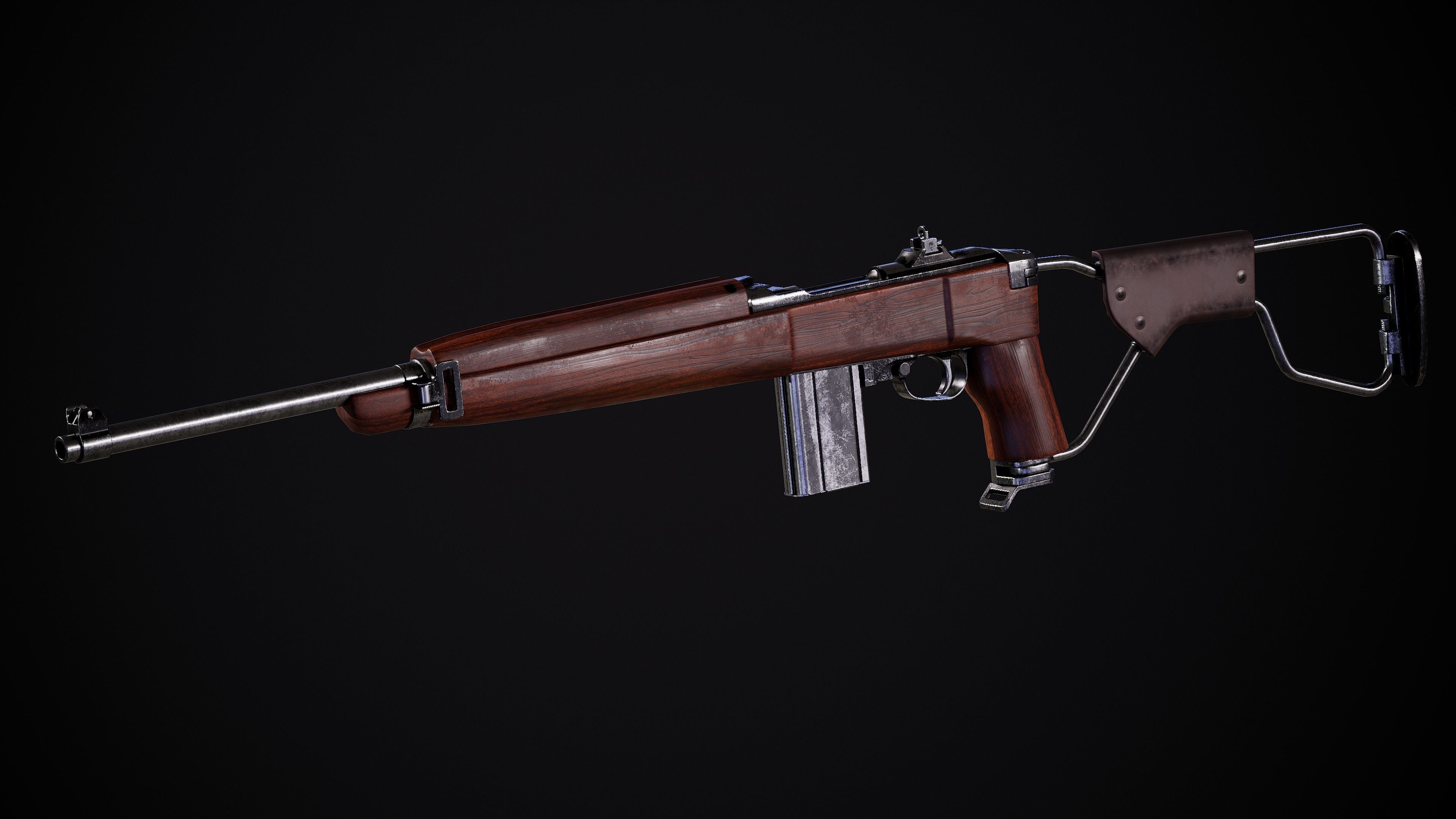 M1 Carbine Para 3D model | CGTrader