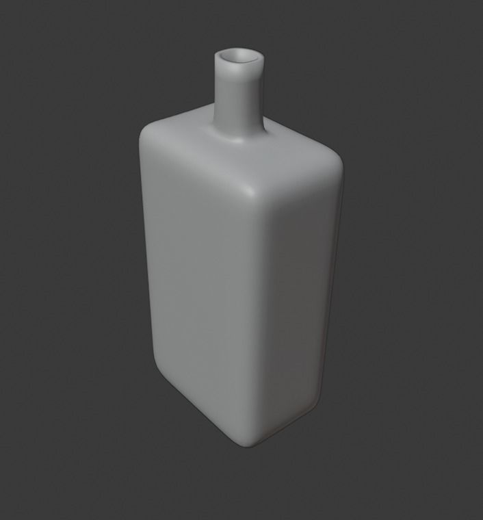Simple bottle 3D model | CGTrader
