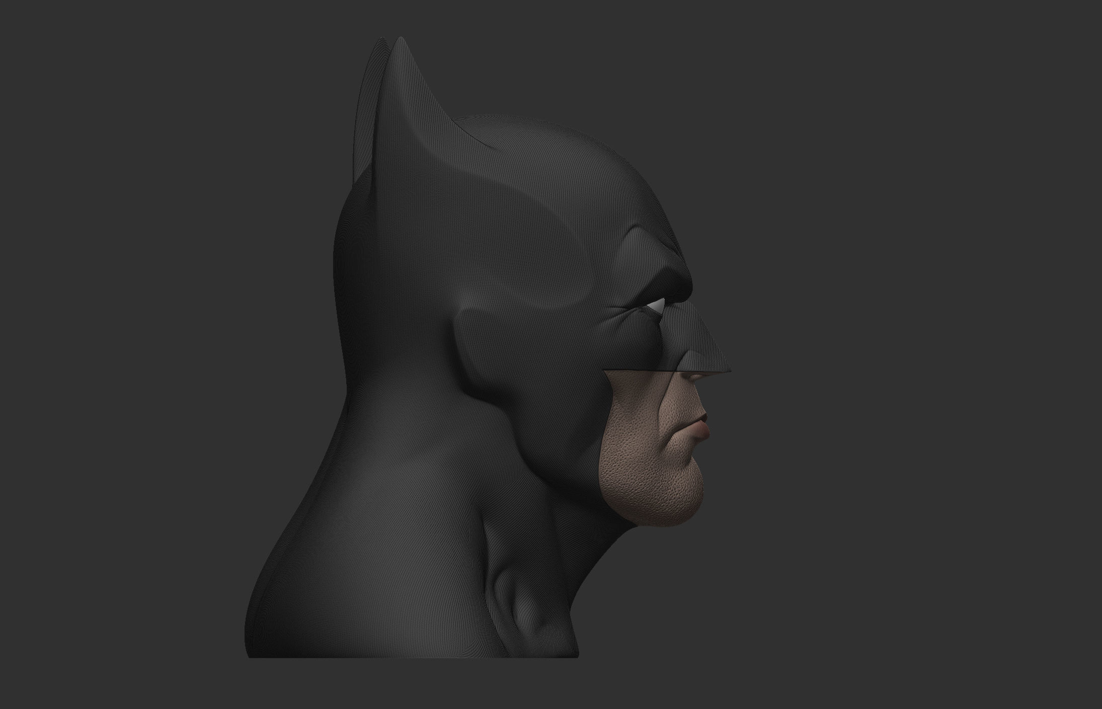 Batman Head 3D model 3D printable | CGTrader