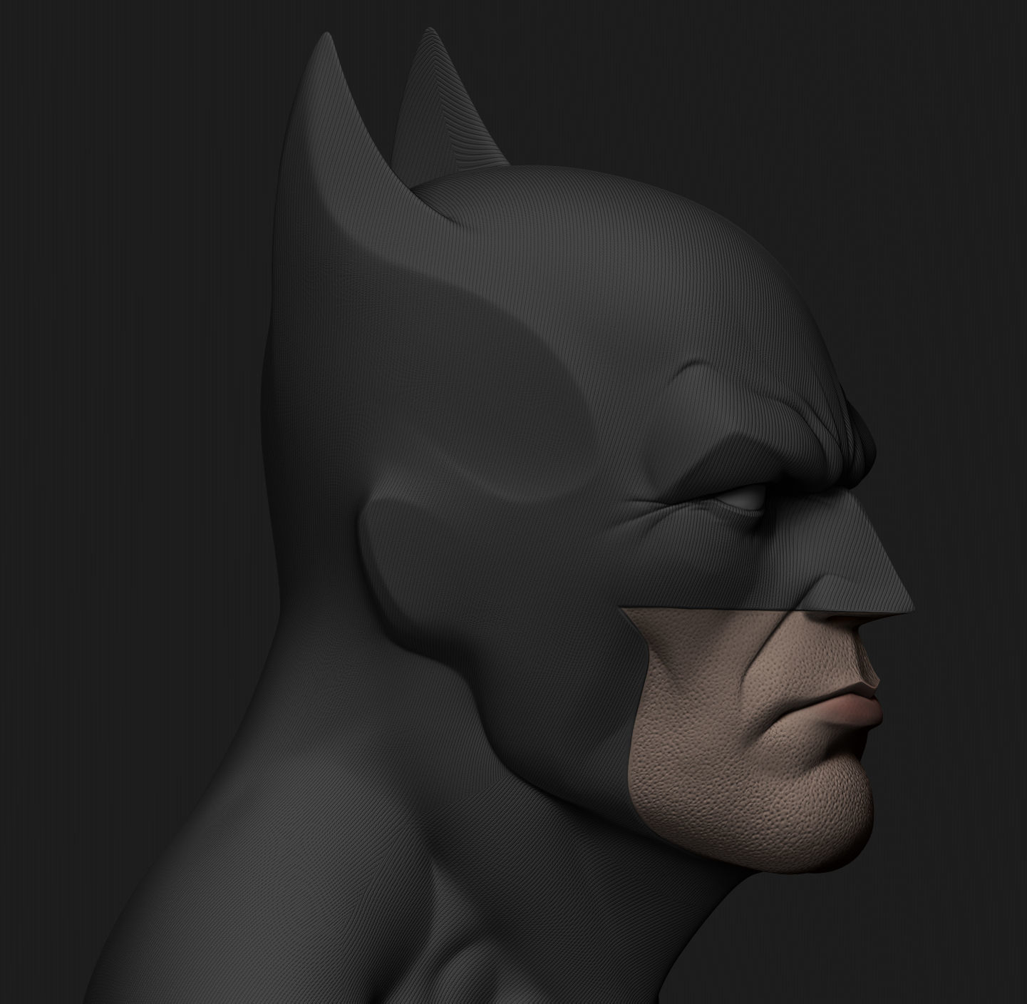 Batman Head 3D model 3D printable | CGTrader