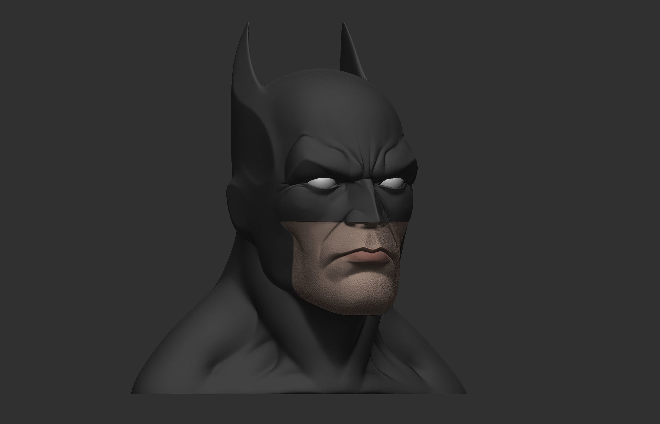 Batman Head 3D model 3D printable | CGTrader