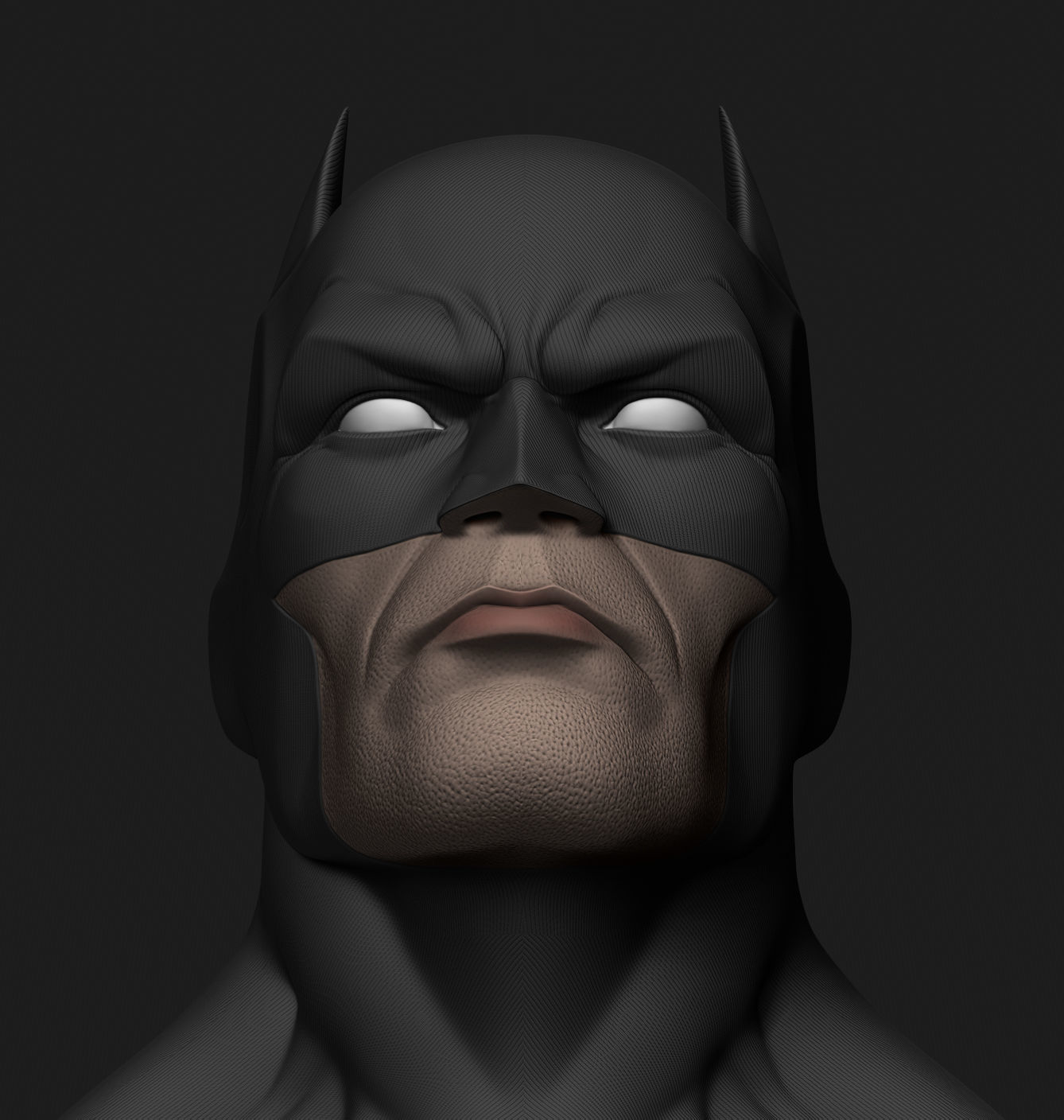 Batman Head 3D model 3D printable | CGTrader