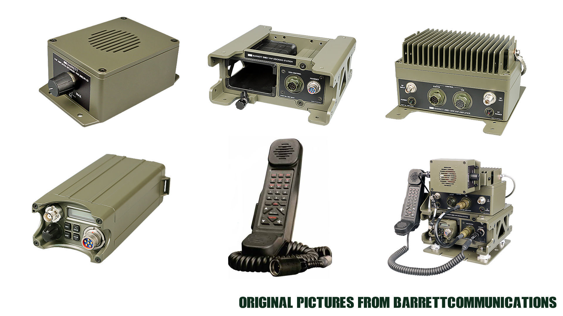 Military Radio Barrett PRC-2082 3D model | CGTrader