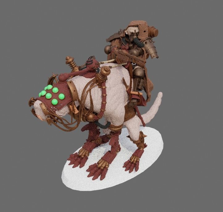 Dark Mech Rat Riders 3D model 3D printable | CGTrader