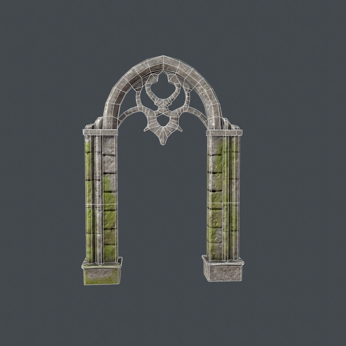 3D model Arch model old stone archway VR / AR / low-poly | CGTrader