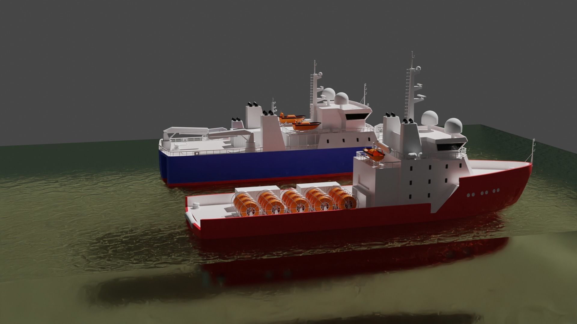 Set of schematic vessels free 3D model | CGTrader