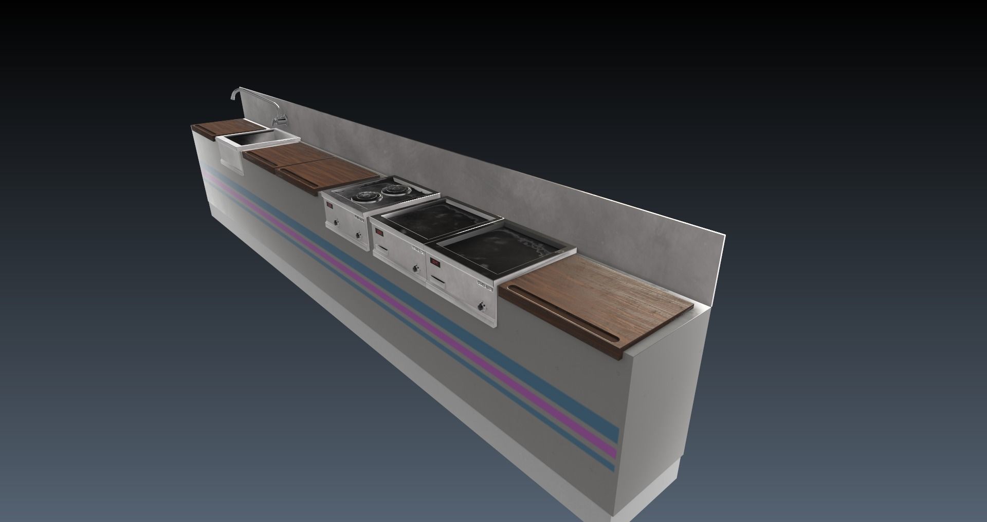 3D model Low-Poly 80s Diner Pack VR / AR / low-poly | CGTrader