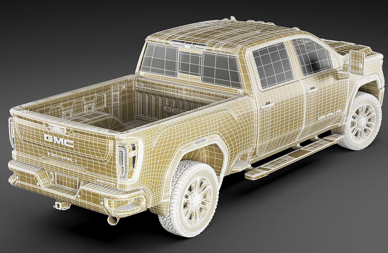 Sierra 2020 Denali 2500HD 3D model | CGTrader