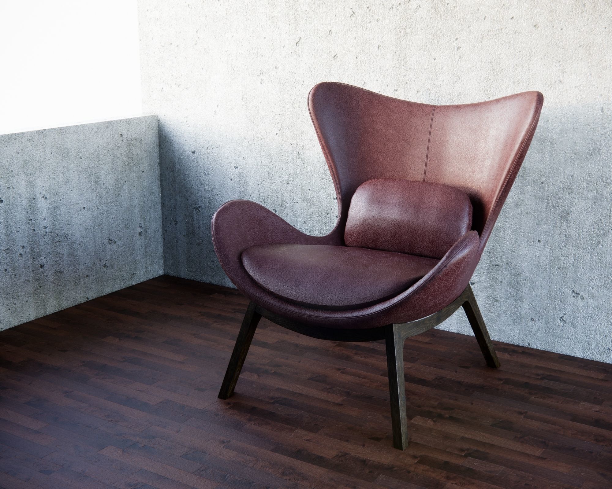 Armchair an Ottoman Family for Revit 3D model | CGTrader