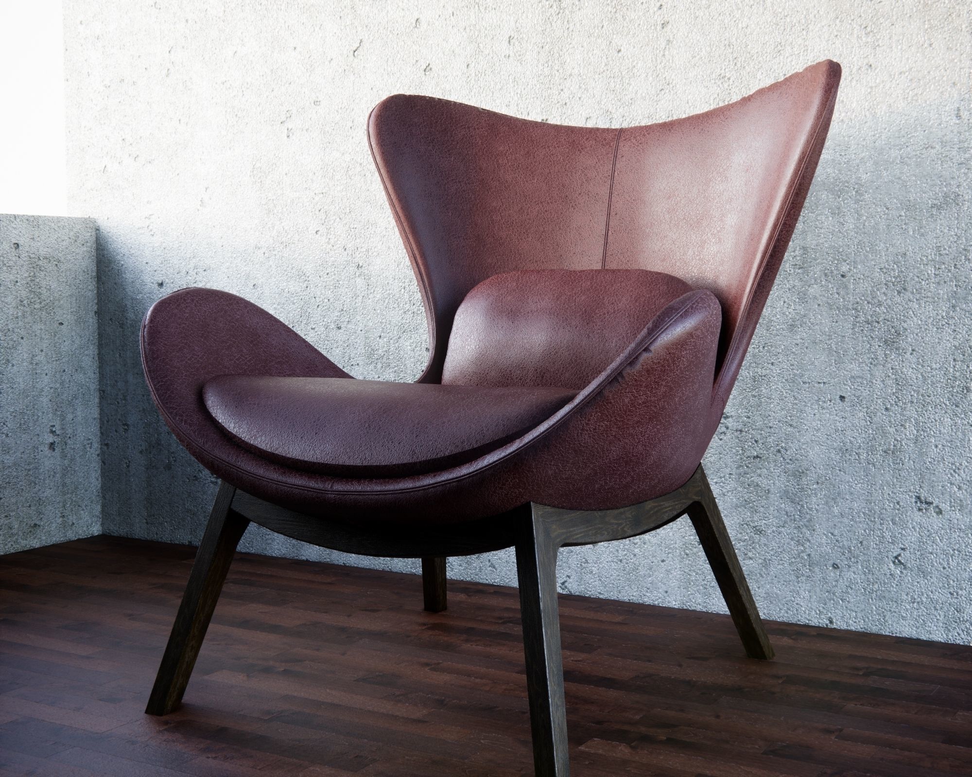 Armchair an Ottoman Family for Revit 3D model | CGTrader