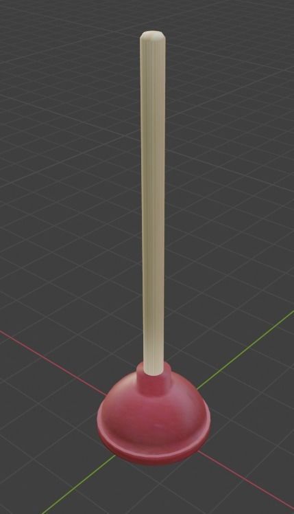 Plunger 3D printable model | CGTrader