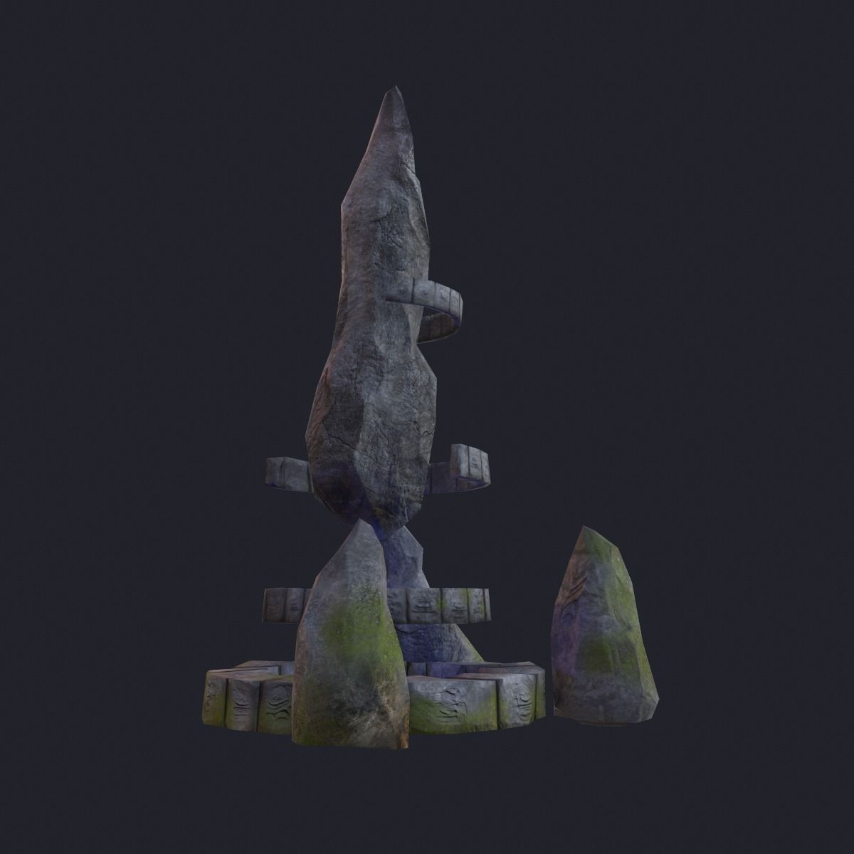 3D model Ancient Fantasy Statue VR / AR / low-poly animated | CGTrader