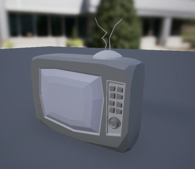 3D asset Low Poly Retro TV 1990s With Remote | CGTrader