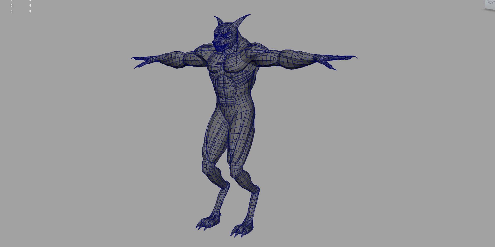 wolfman 3d model 3D model | CGTrader
