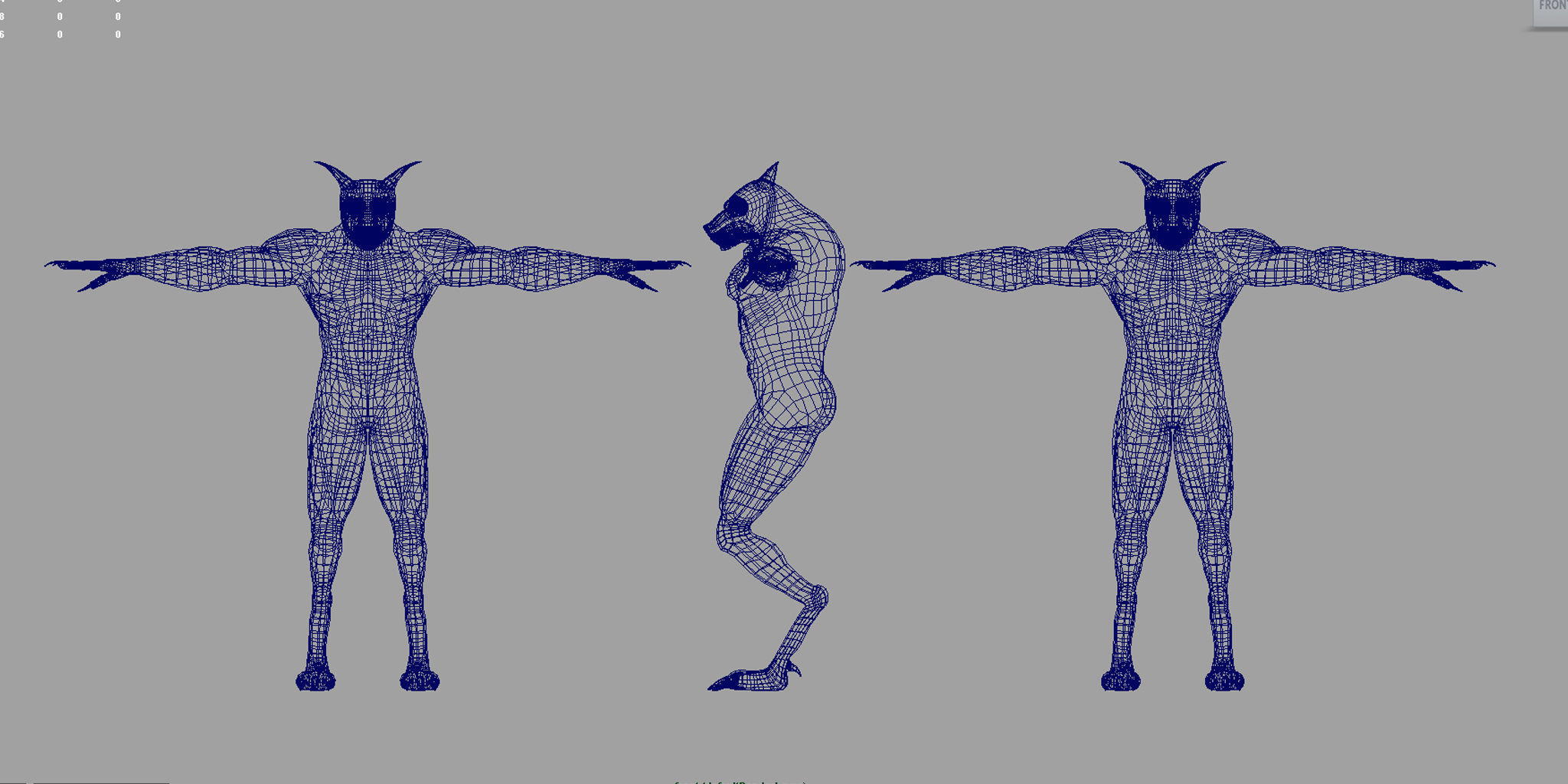 wolfman 3d model 3D model | CGTrader