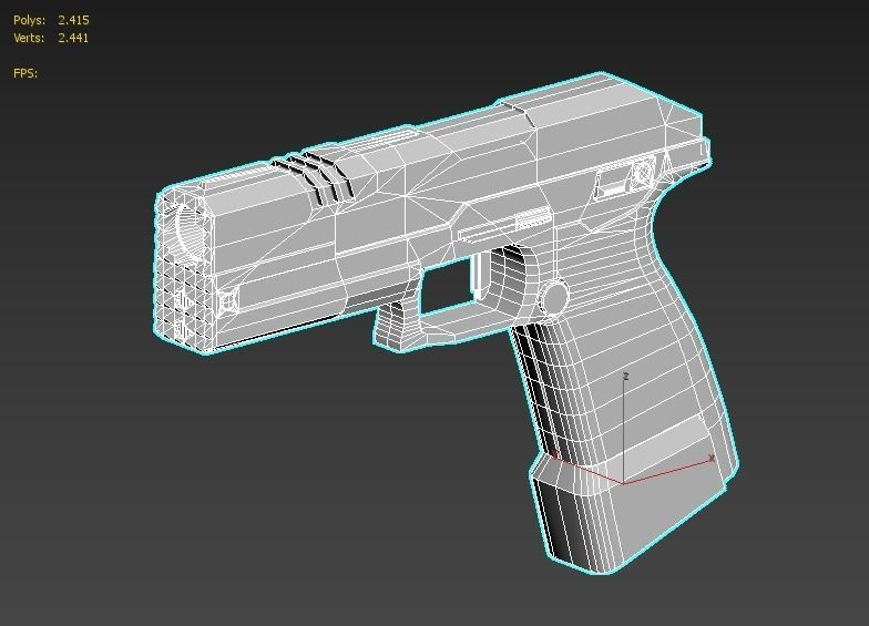 3D model P2020 Pistol from Apex Legends VR / AR / low-poly | CGTrader