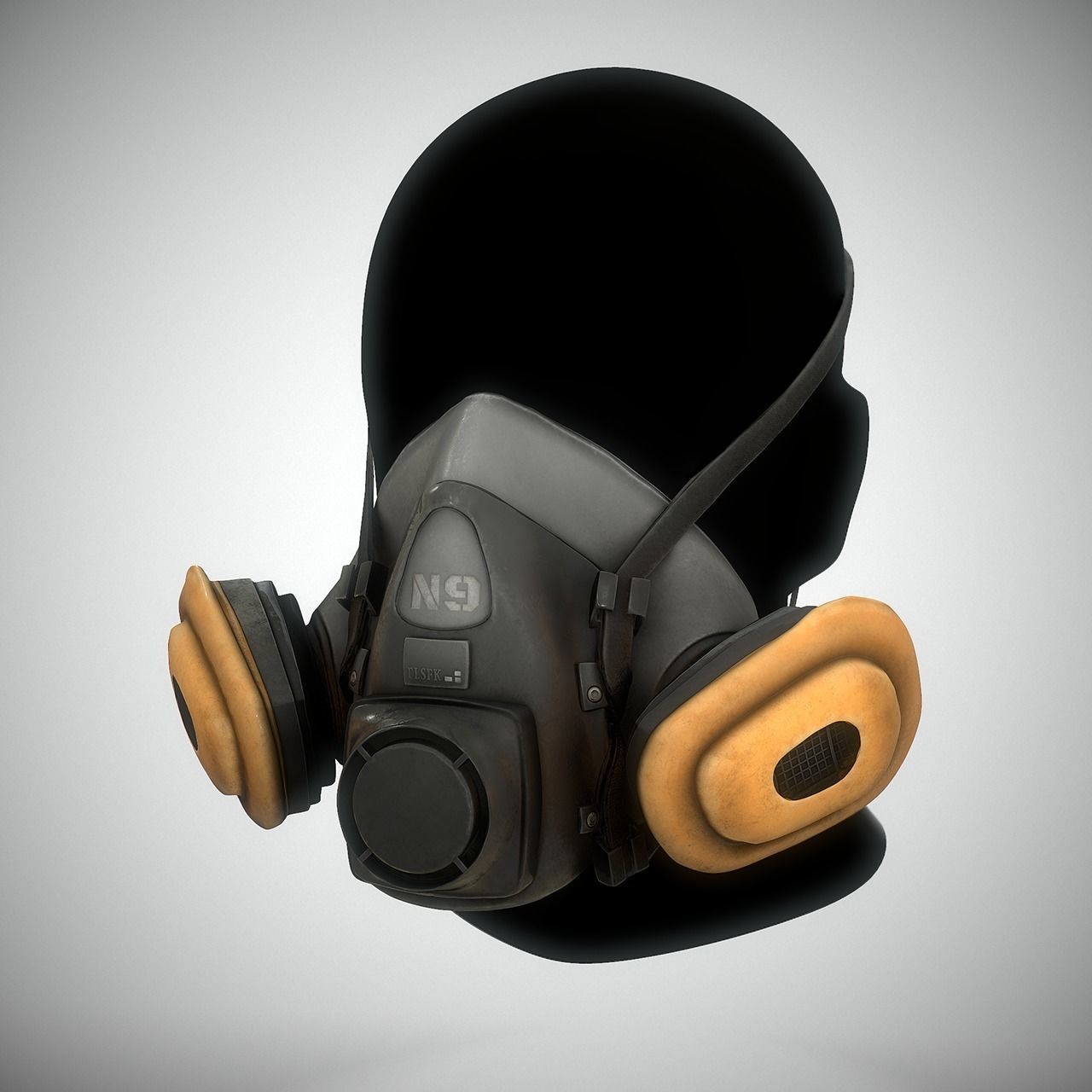 N9 Gas Mask Low Poly Game Ready free VR / AR / low-poly 3D model | CGTrader