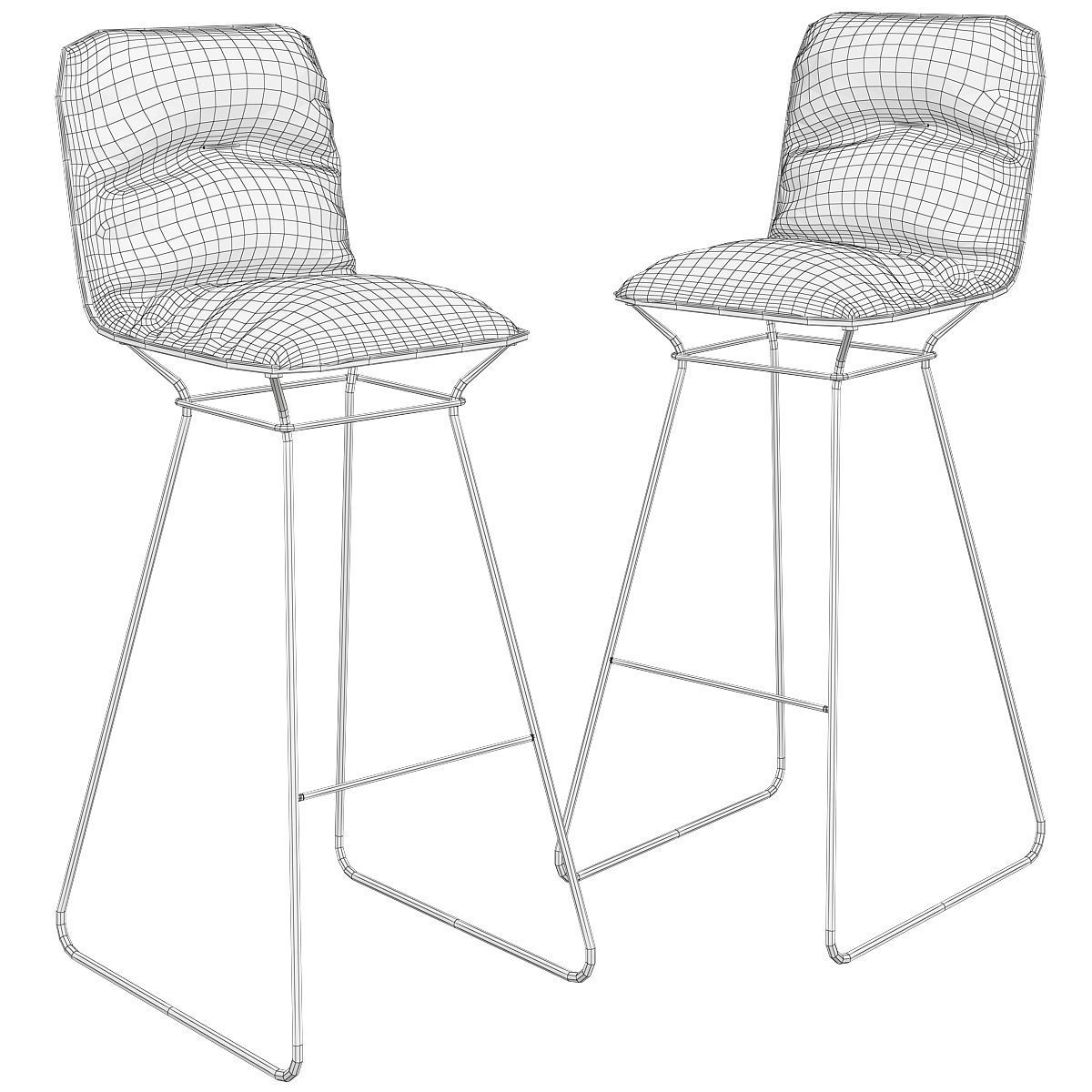 3D model LEYA BAR STOOL chair 3d model VR / AR / low-poly | CGTrader