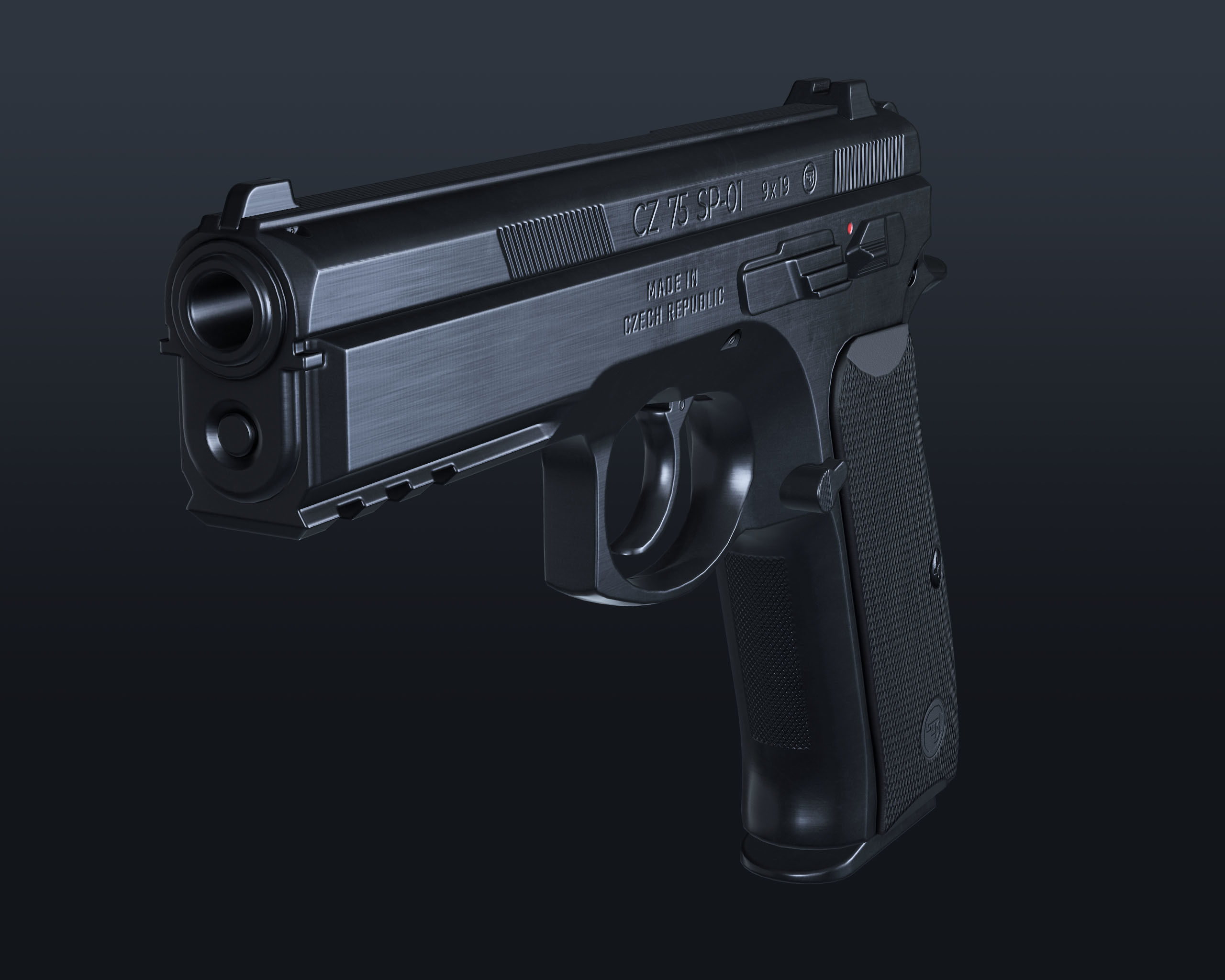 3D model CZ-75 VR / AR / low-poly | CGTrader