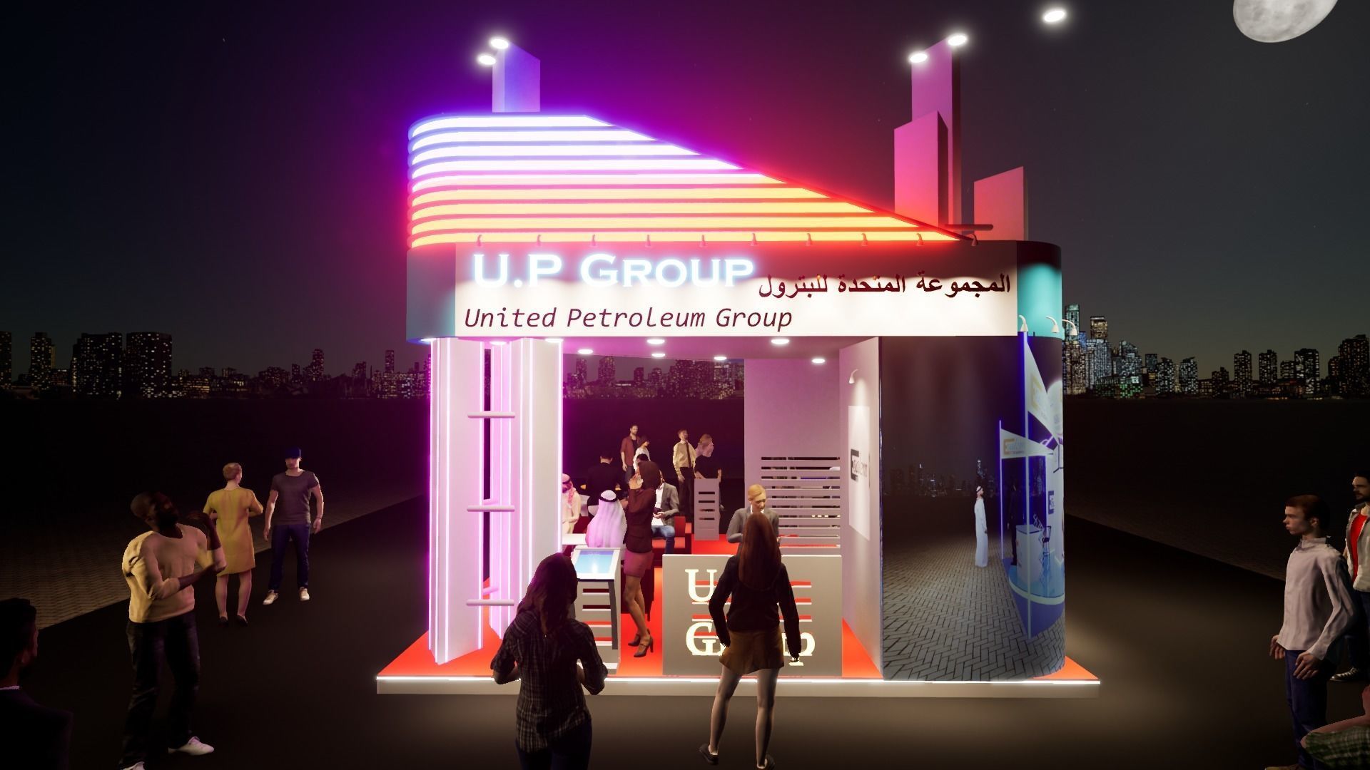 6x6 3d Exhibition Booth Design by Twinmotion 2020 3D