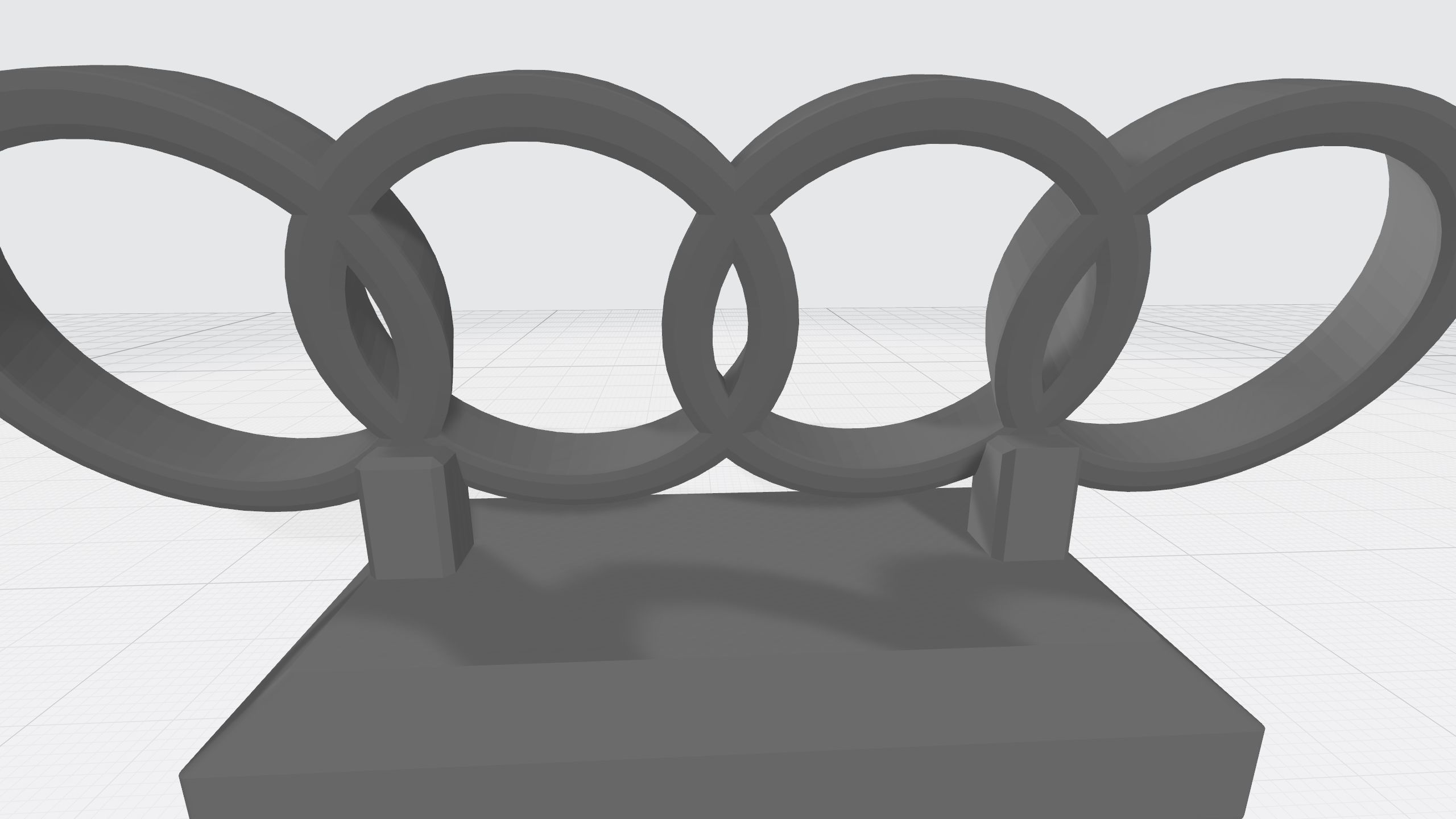 AUDI LOGO 3D model 3D printable | CGTrader