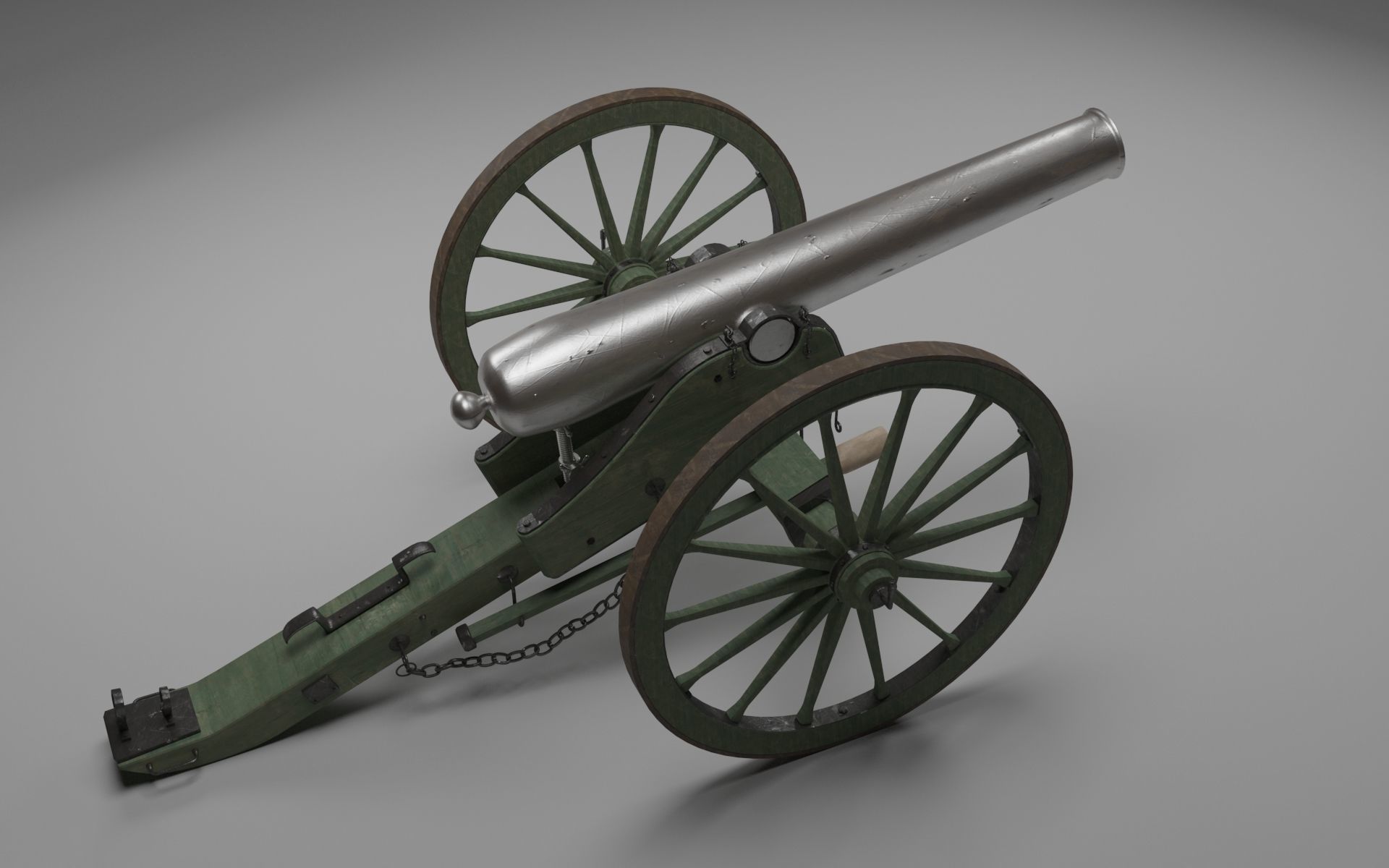 Field Cannon 3D model | CGTrader