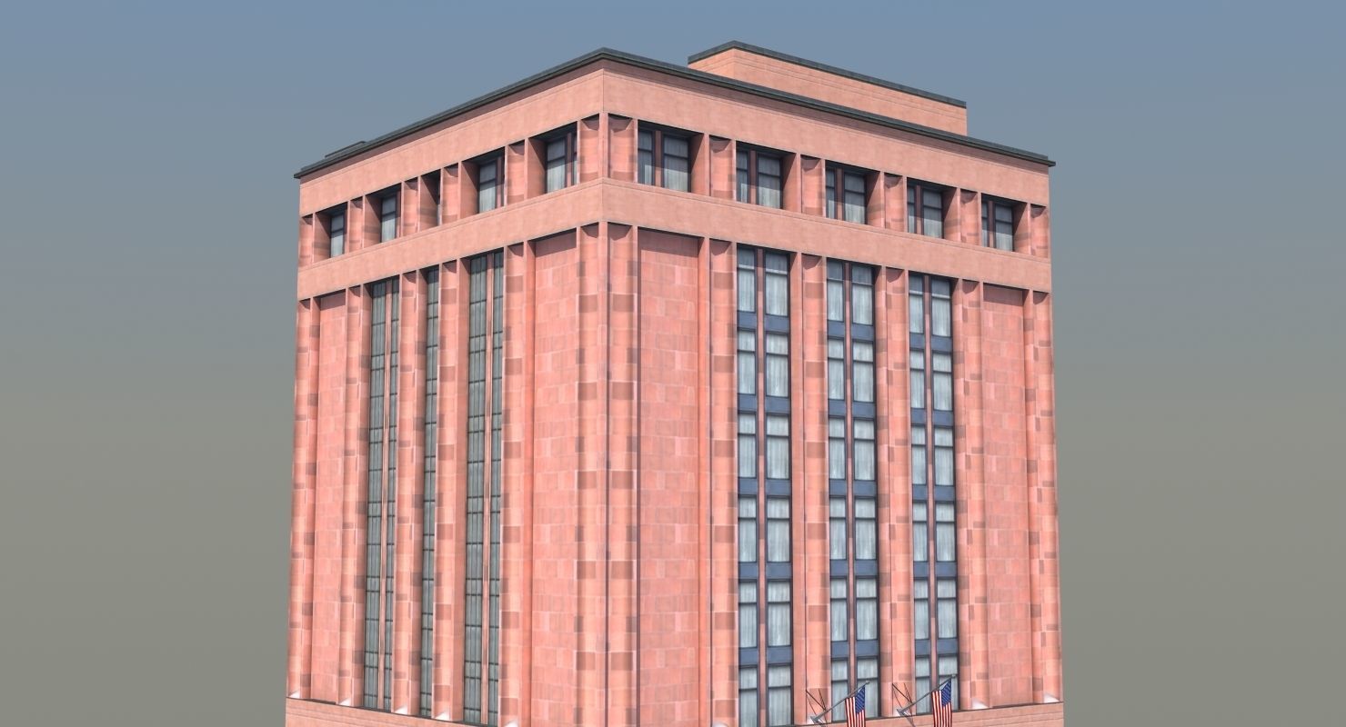 3D model Office Library Building VR / AR / low-poly | CGTrader