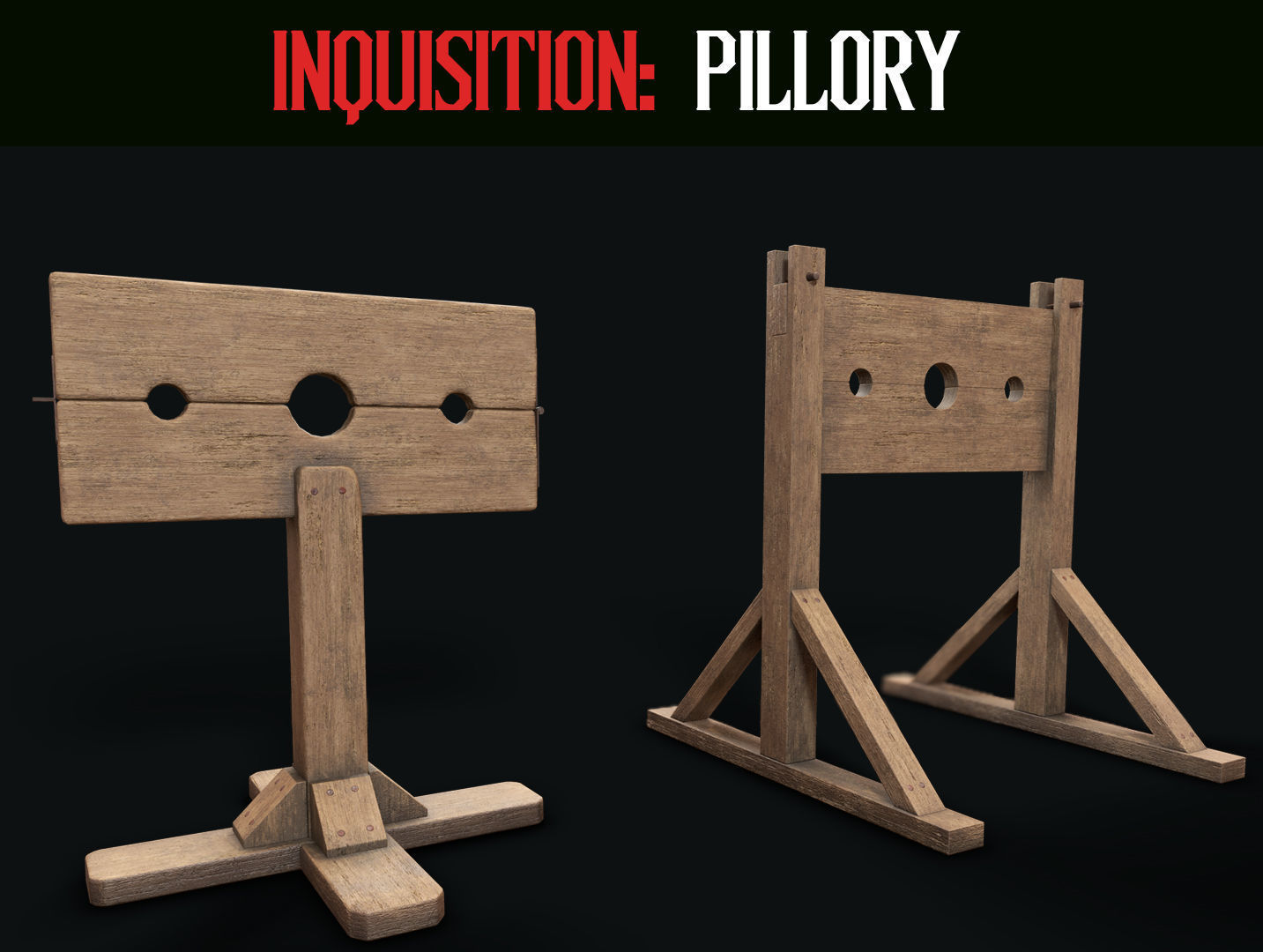Inquisition - Pillory 3D asset | CGTrader