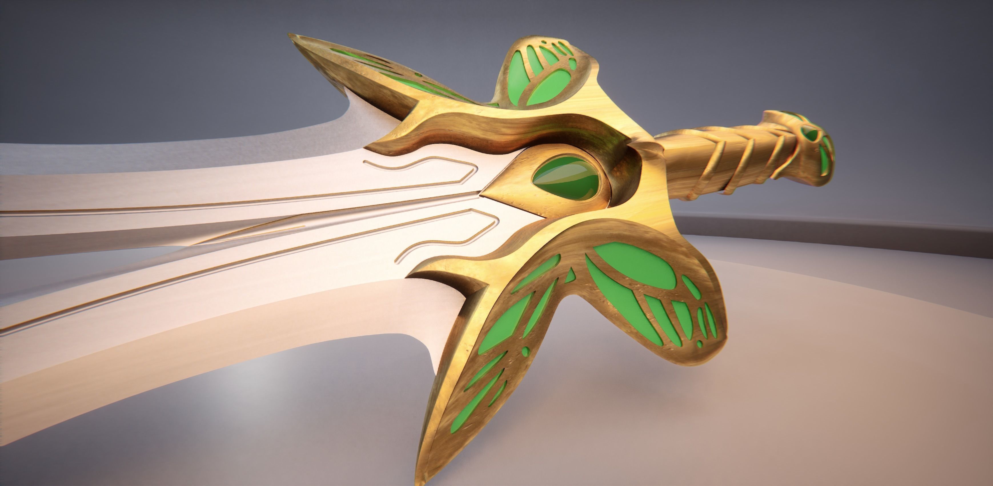 Dota 2 Butterfly Sword 3D model | CGTrader