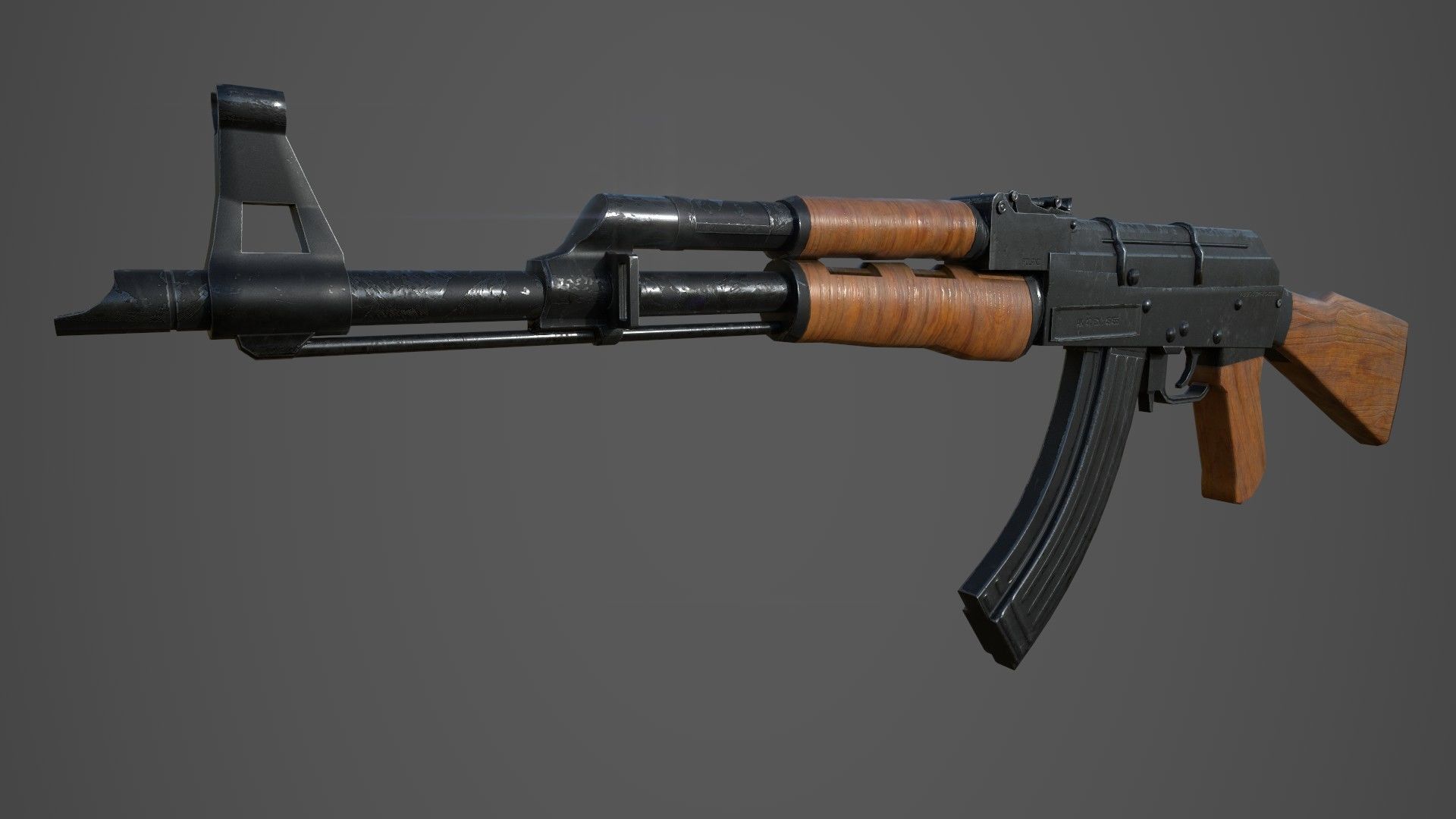 3D model Low poly Guns Pack VR / AR / low-poly | CGTrader