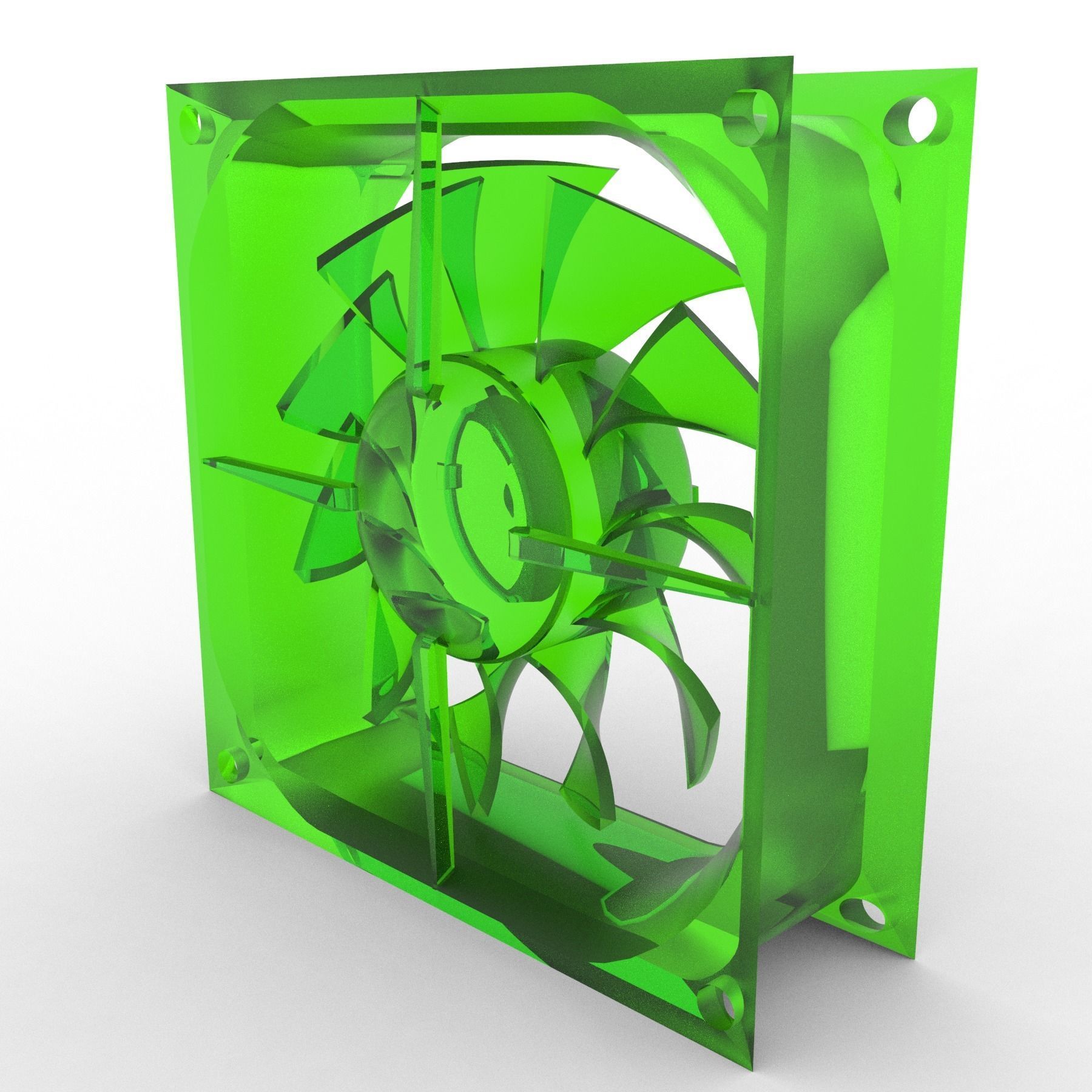 CPU-Fan - Processor Fan 3D model | CGTrader