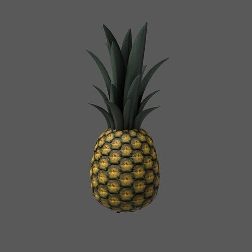 3D model Pineapple VR / AR / low-poly | CGTrader
