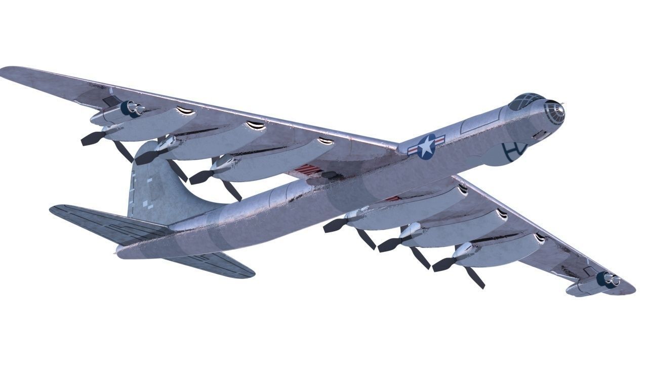 Convair B-36 Peacemaker 3D model | CGTrader