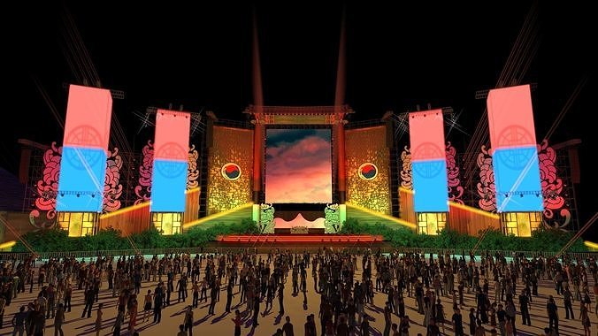 FESTIVAL DESIGN 3D model | CGTrader