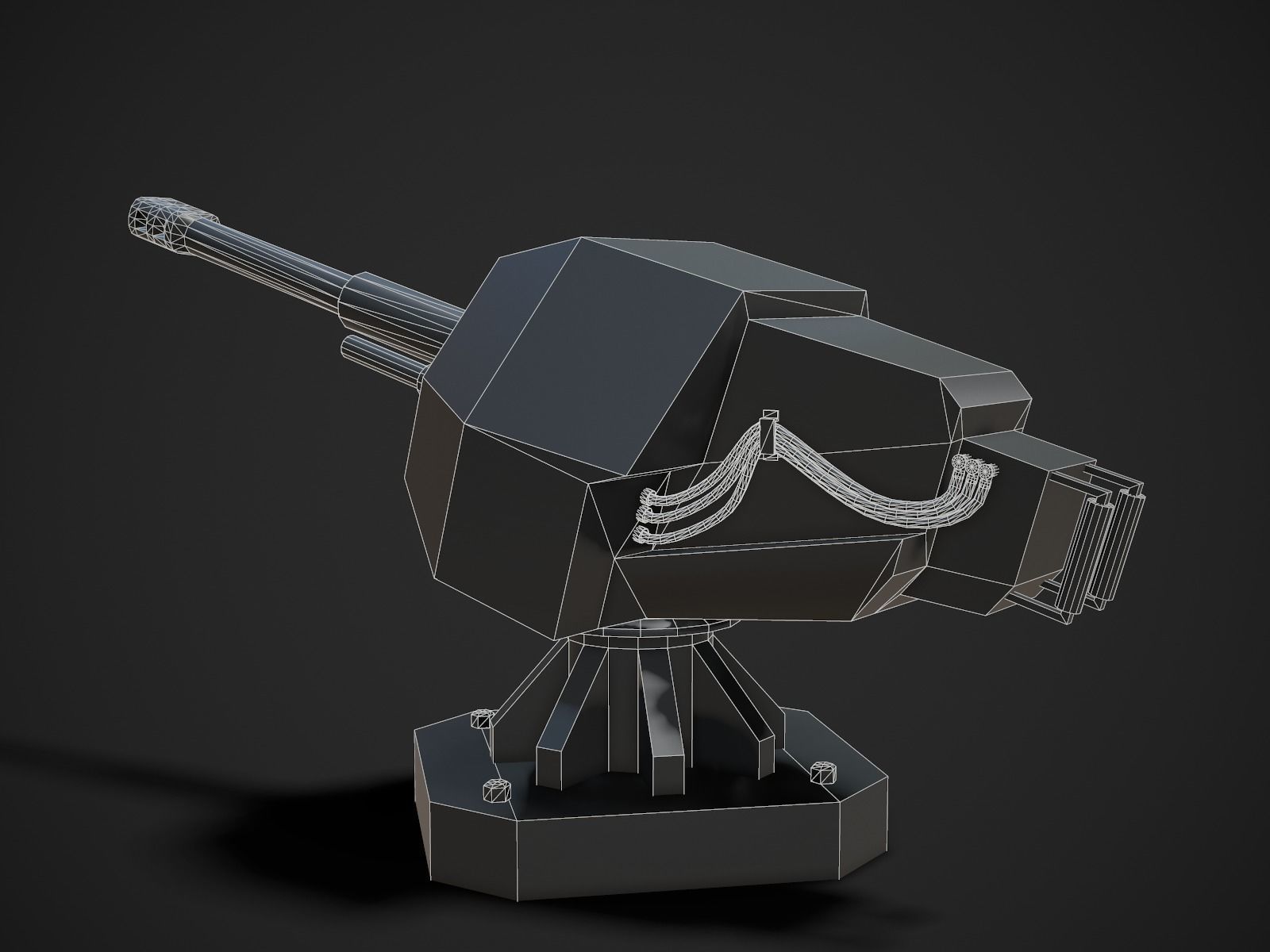 3D model Turret Sentry Game Model VR / AR / low-poly | CGTrader