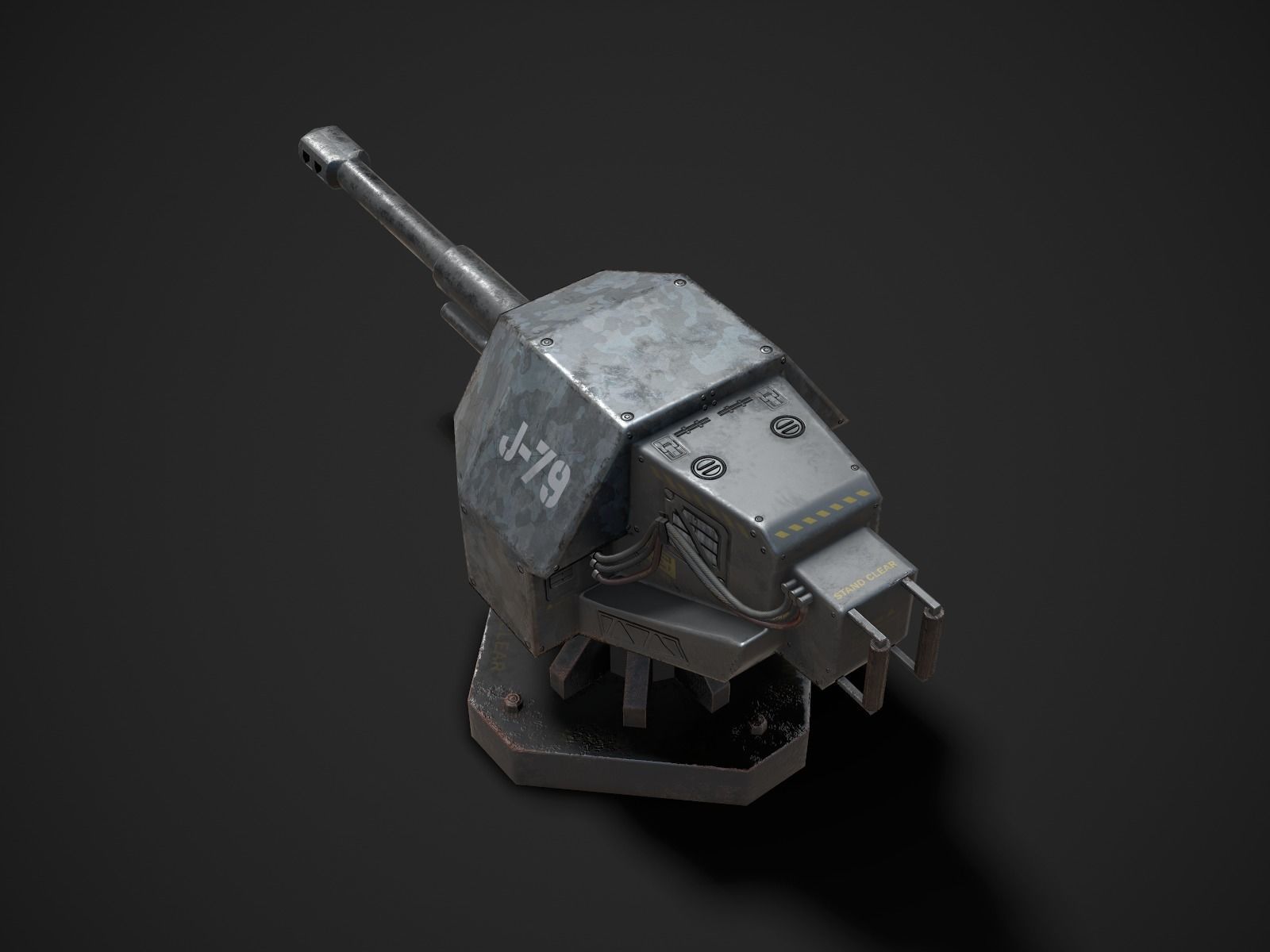 3D model Turret Sentry Game Model VR / AR / low-poly | CGTrader