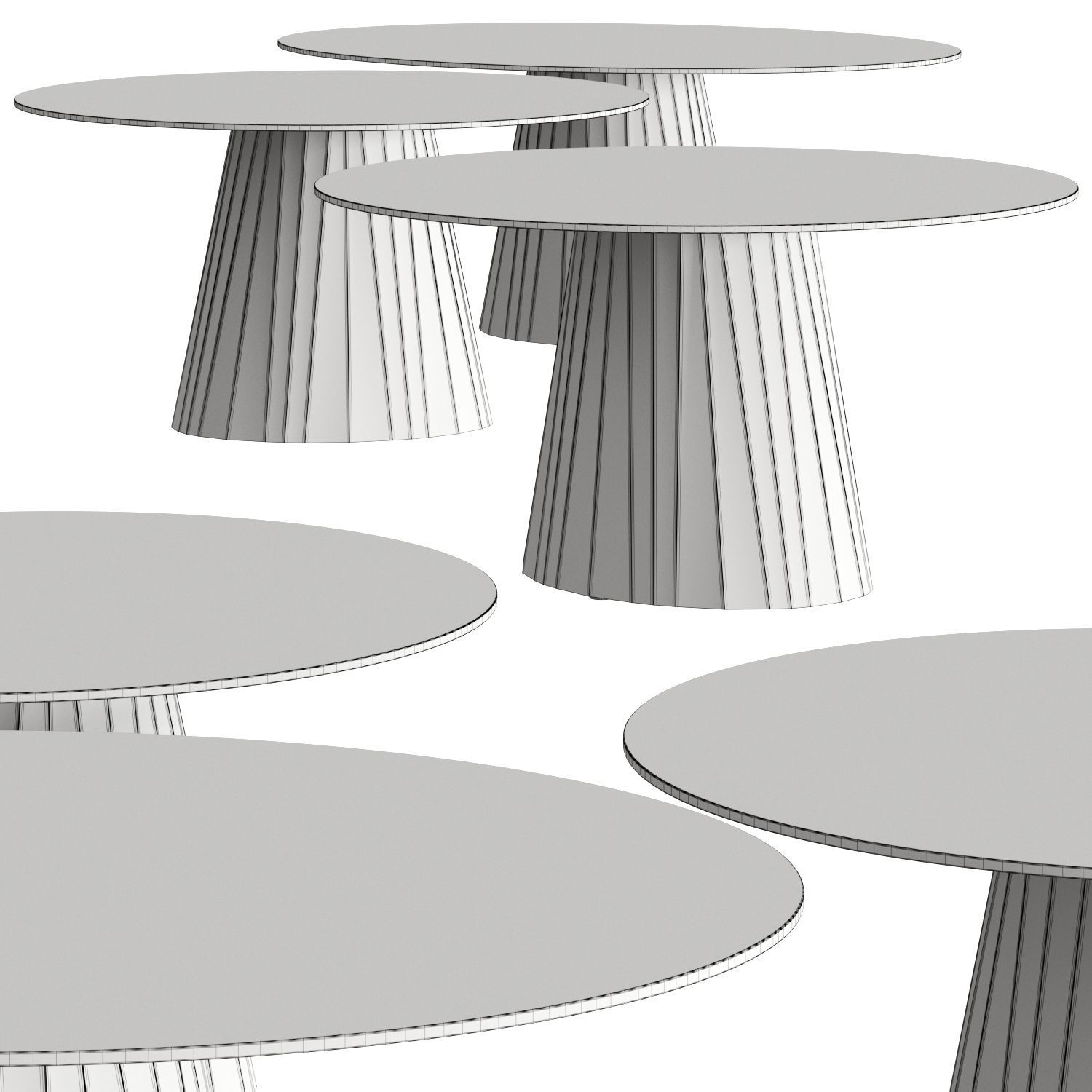 ClassiCon Pli Dining Tables 3D model | CGTrader