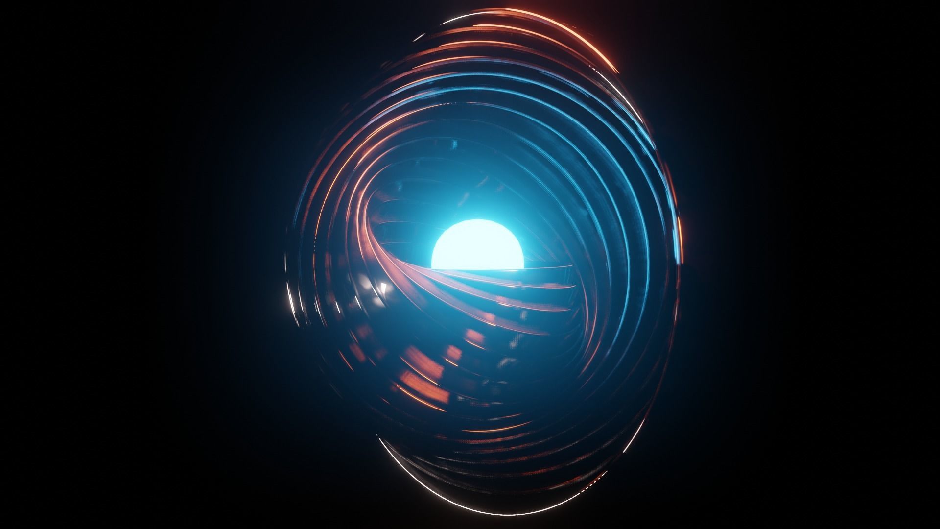 Abstract Futuristic Sci-Fi Sphere 3D model | CGTrader