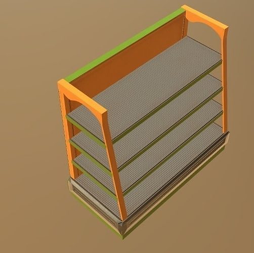 3D model Display rack 05 VR / AR / low-poly | CGTrader