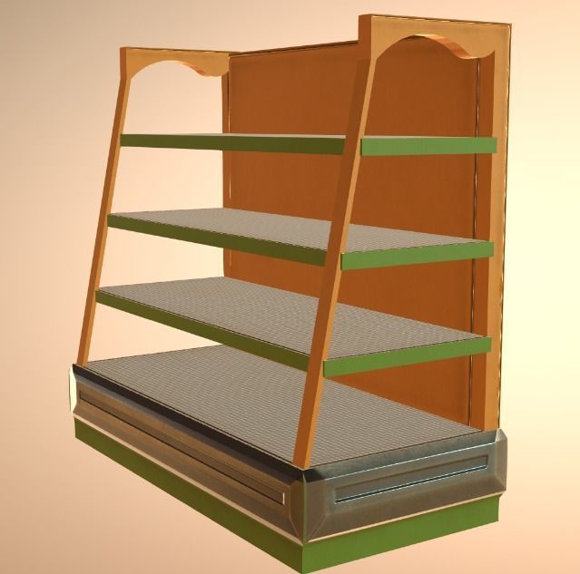 3D model Display rack 05 VR / AR / low-poly | CGTrader