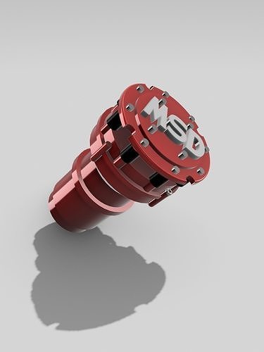 MSD ProMag Magneto Distributor Easy Wiring for scale model 3D model 3D ...