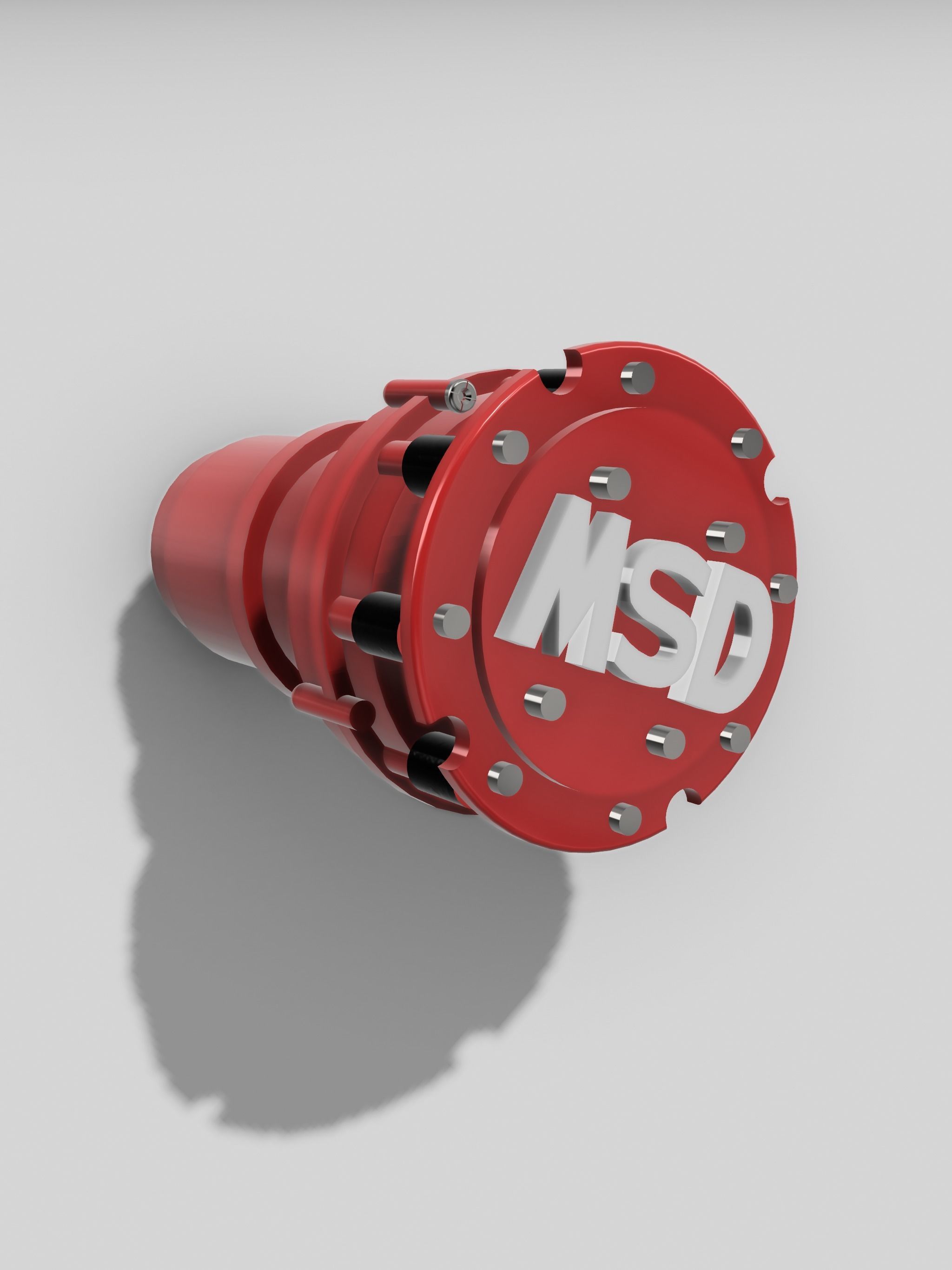 MSD ProMag Magneto Distributor Easy Wiring for scale model 3D model 3D ...