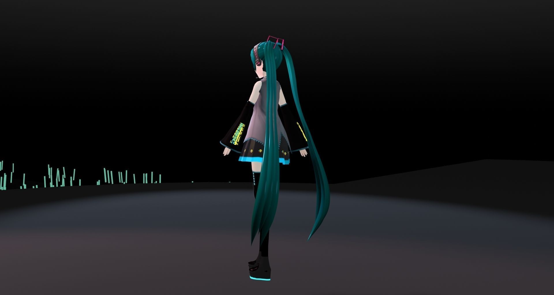 3D model Hatsune Miku 3d model VR / AR / low-poly | CGTrader