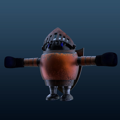 ROBOT knight in armour 3D model | CGTrader