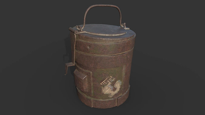 3D model Vintage Rust Box VR / AR / low-poly | CGTrader