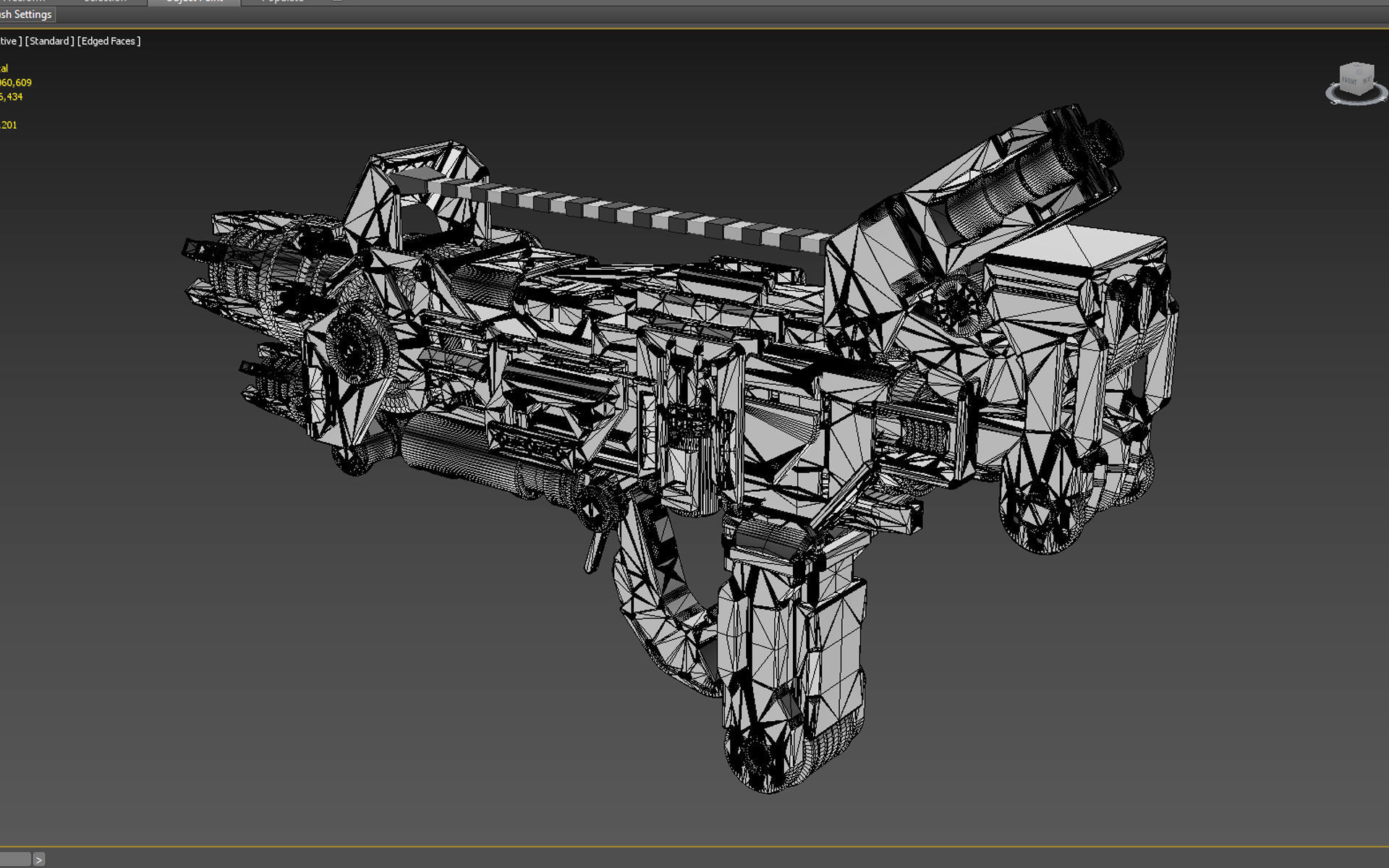 3D model Sci-Fi Gun Crypton the Flame Thrower VR / AR / low-poly | CGTrader