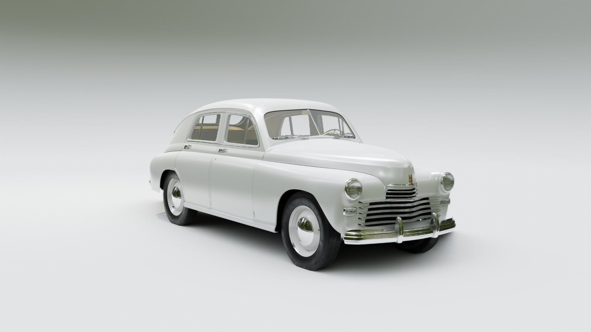 Gaz M20 Pobeda Warszawa M20 3D model | CGTrader